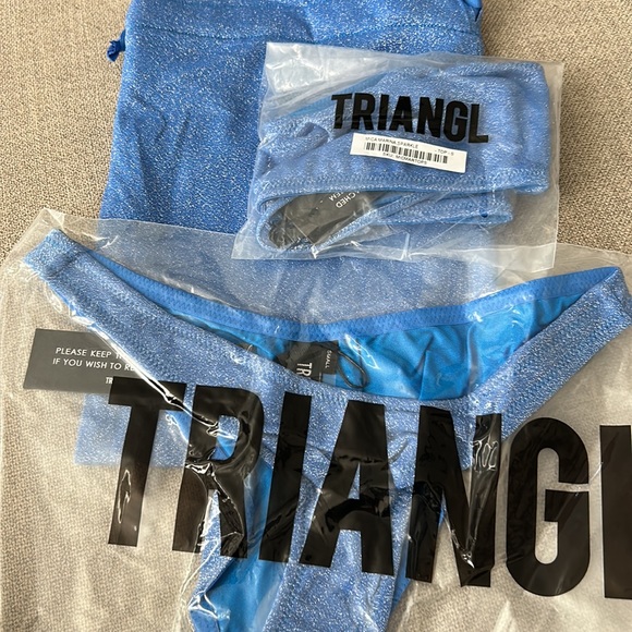 triangl swimwear | Swim | New Triangl Mica Marina Sparkle Swimwear ...